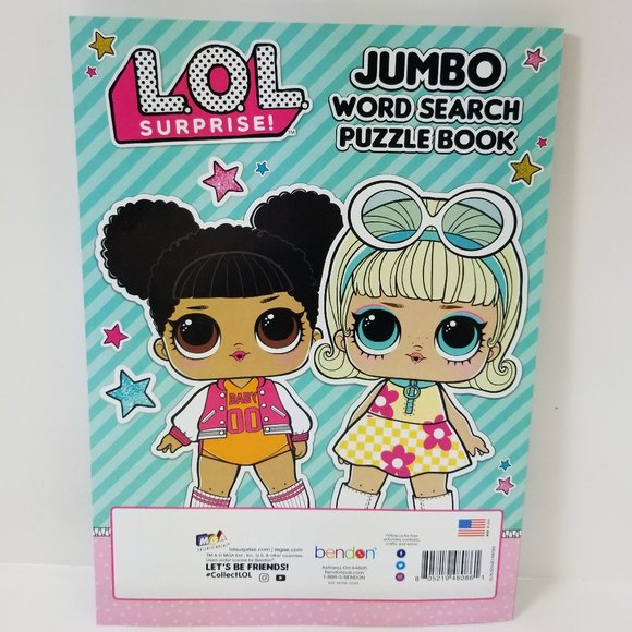 L.O.L. Surprise! | Toys | Lol Surprise Jumbo Word Search Puzzle Book ...